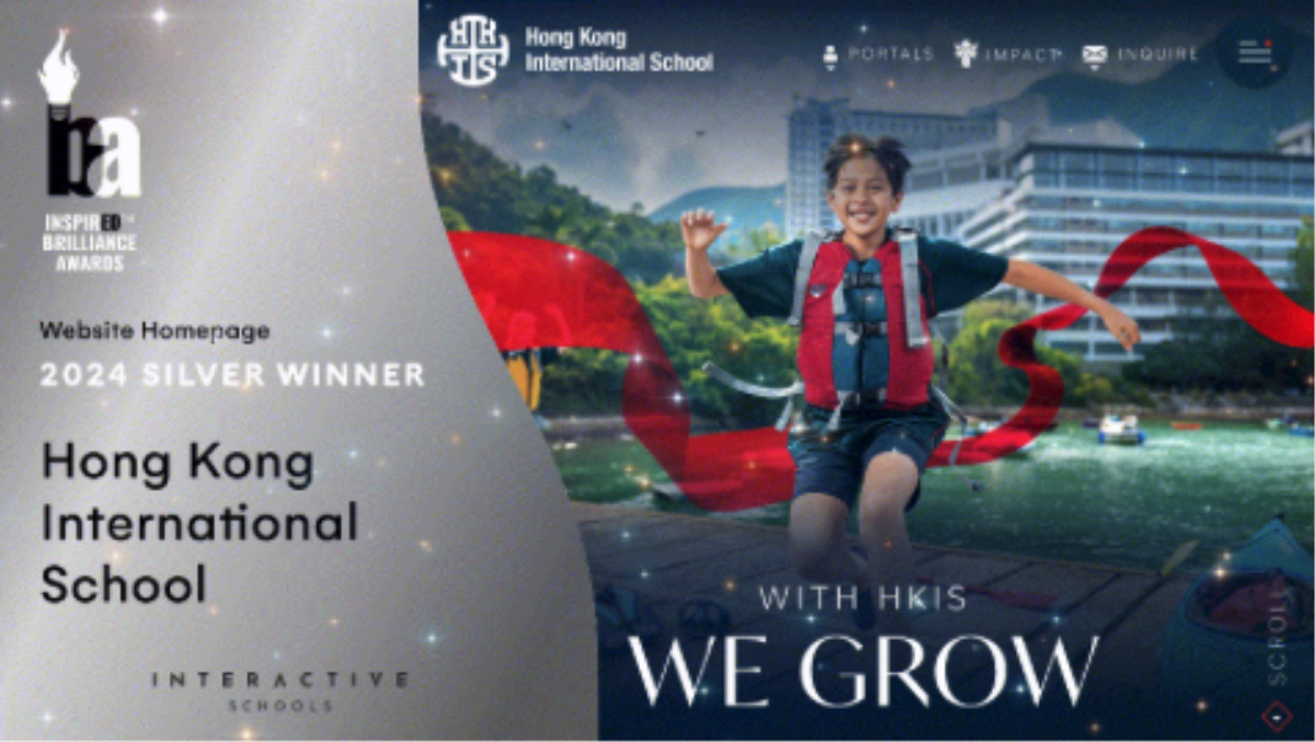 HKIS Homepage Wins in the InspirED Brilliance Awards 2024 | News | Hong Kong International School